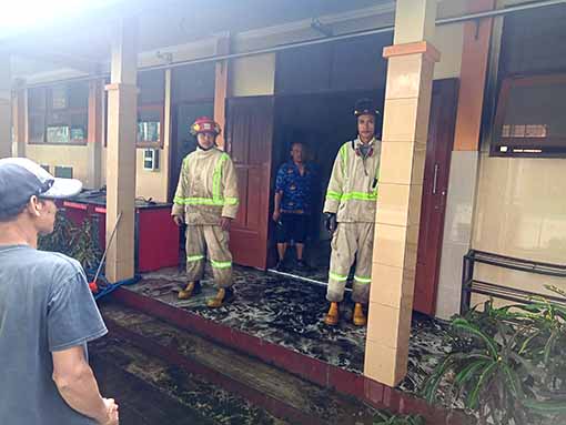 Listrik Konslet, Laboratorium Komputer SMKN 1 Kepanjen Terbakar